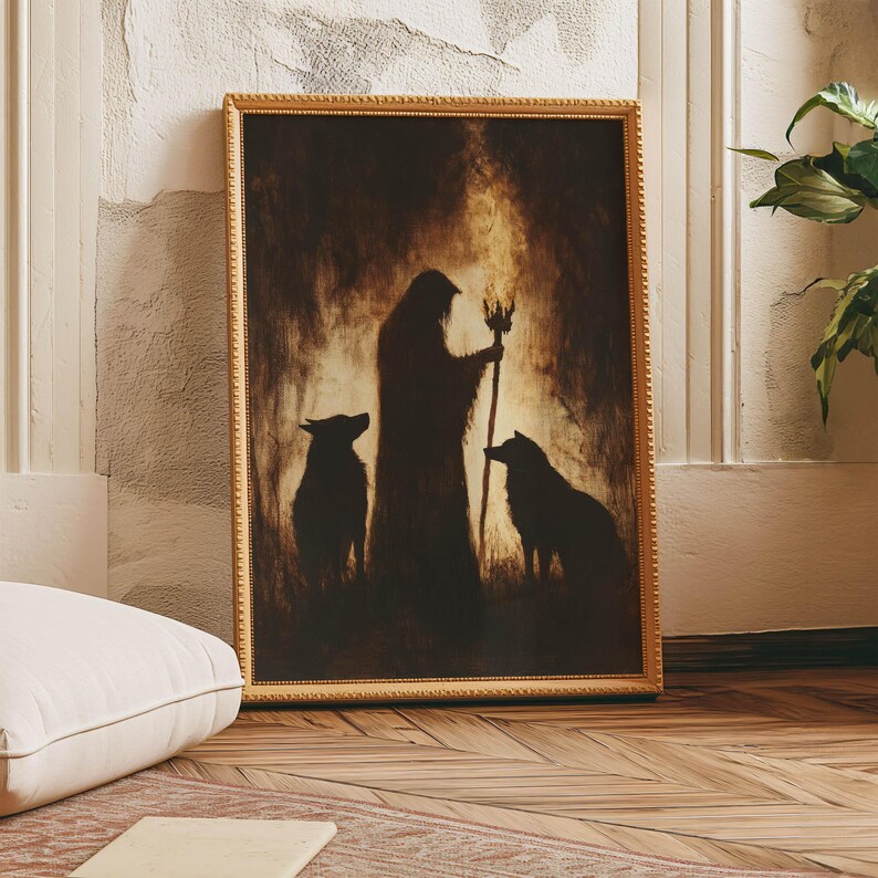 Digital Art Print Hecate the Greek Goddess of Witchcraft Magic With ...