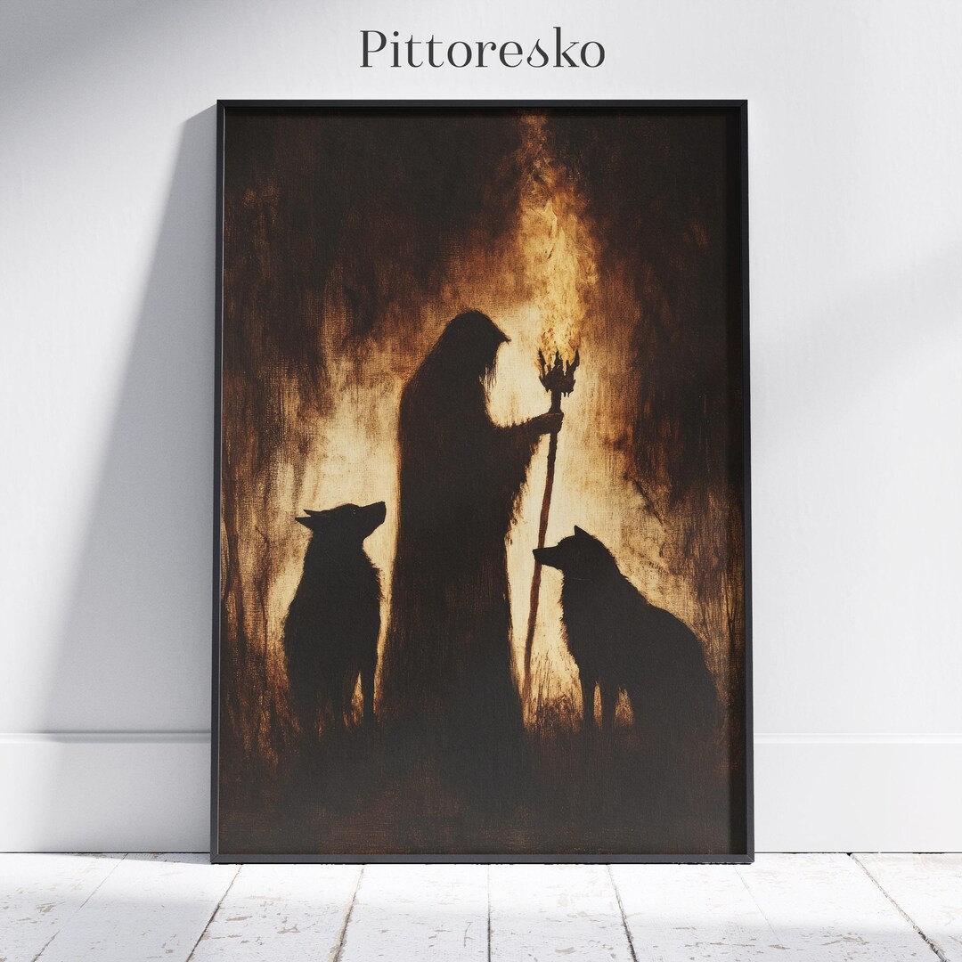 Digital Art Print Hecate the Greek Goddess of Witchcraft Magic With ...