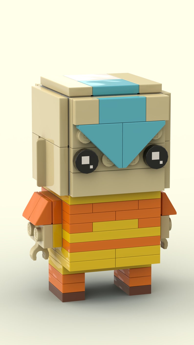 Lego Avatar the Last Airbender Custom Brickheadz Figures: - Etsy