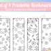 Axolotl Coloring Bookmarks, Printable Axolotl Bookmark Set, Cute ...