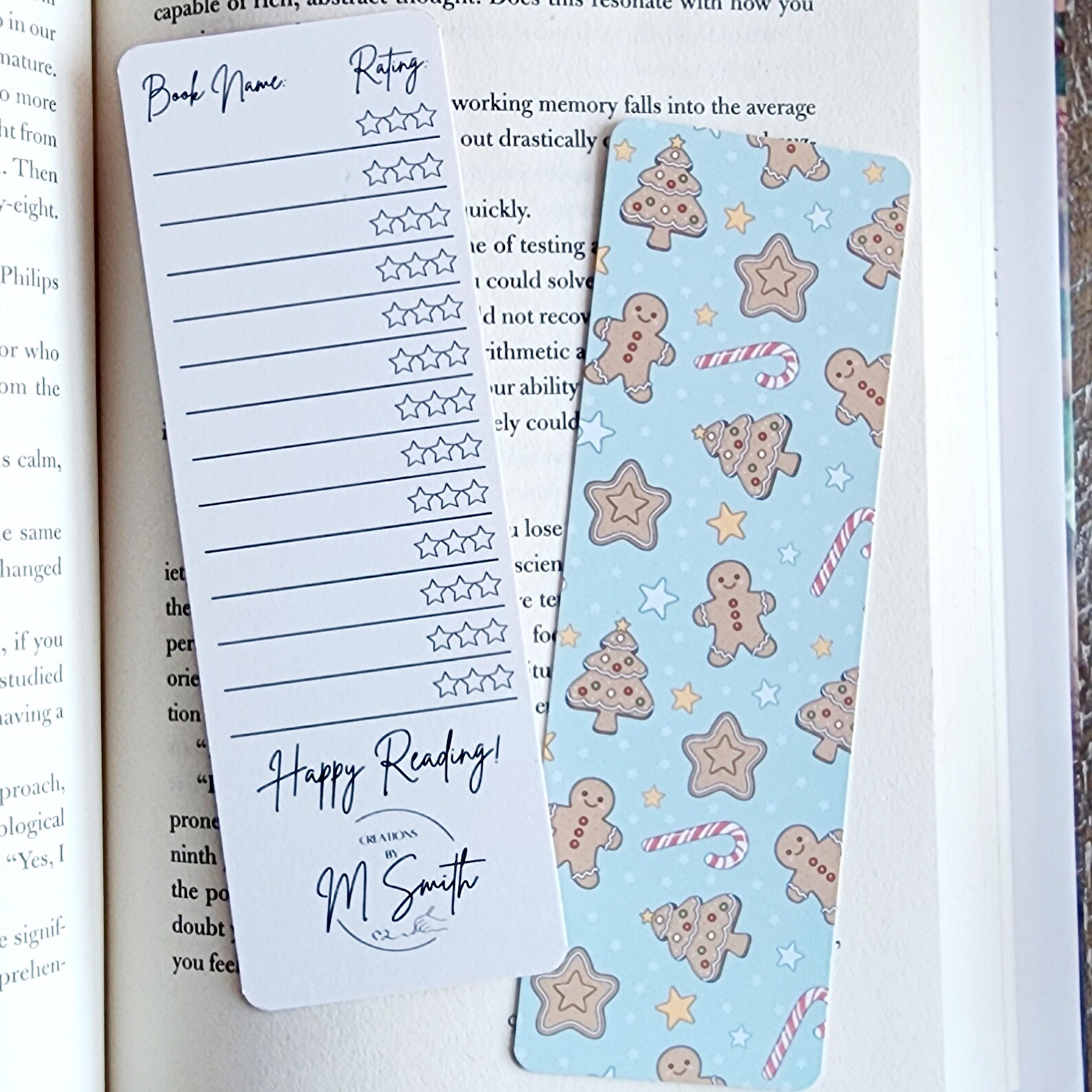 Cozy Christmas Bookmarks, Cozy Bookmarks, Holiday Bookmarks, Holiday ...