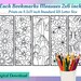 Nature Coloring Bookmarks, Coloring for Adults, Kids Coloring Bookmarks ...