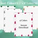 Christmas Stationery Set, Printable Christmas Letter Writing Paper ...