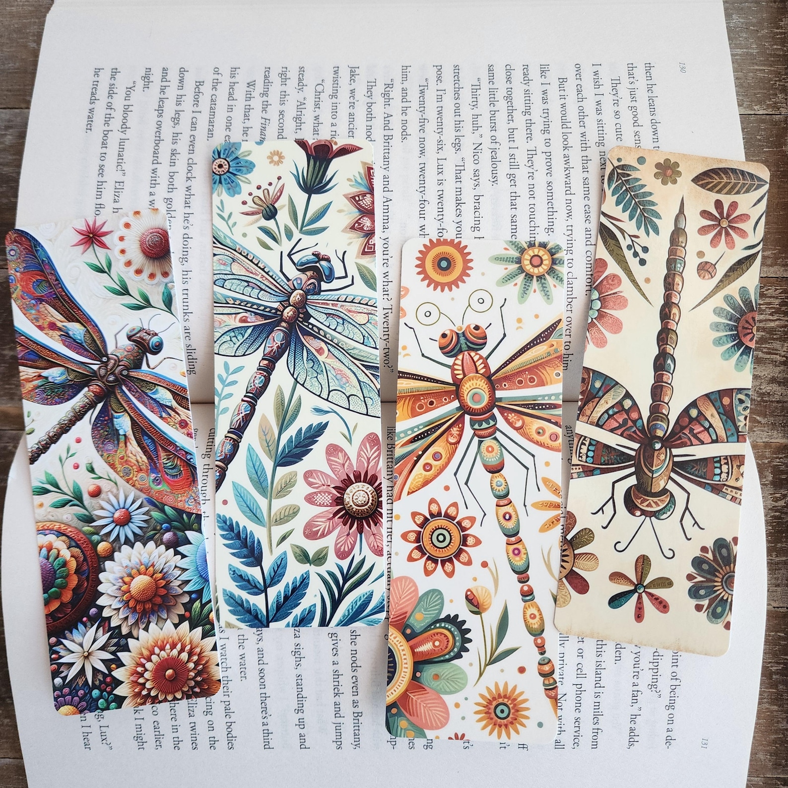 Dragonfly Bookmarks, Nature-inspired Bookmarks, Spiritual Bookmarks ...