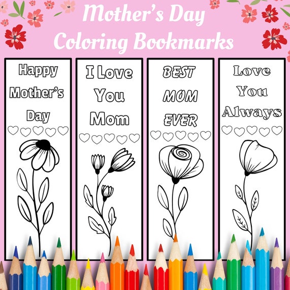 Coloring Bookmarks Grandparents Day Craft Fingerprint Bookmarks Art ...