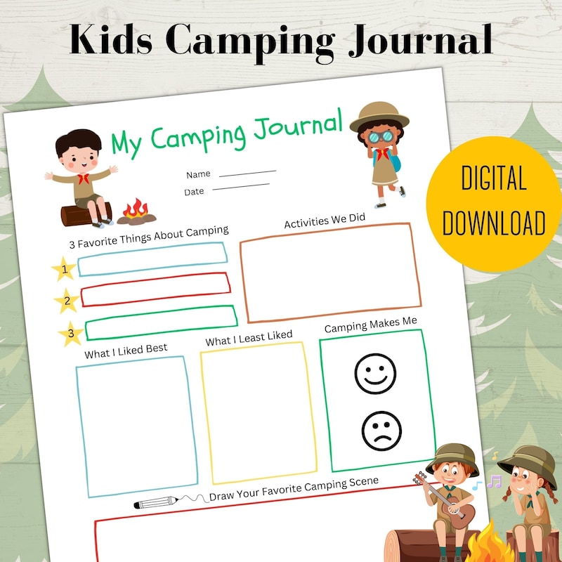 Camping Journal - Etsy