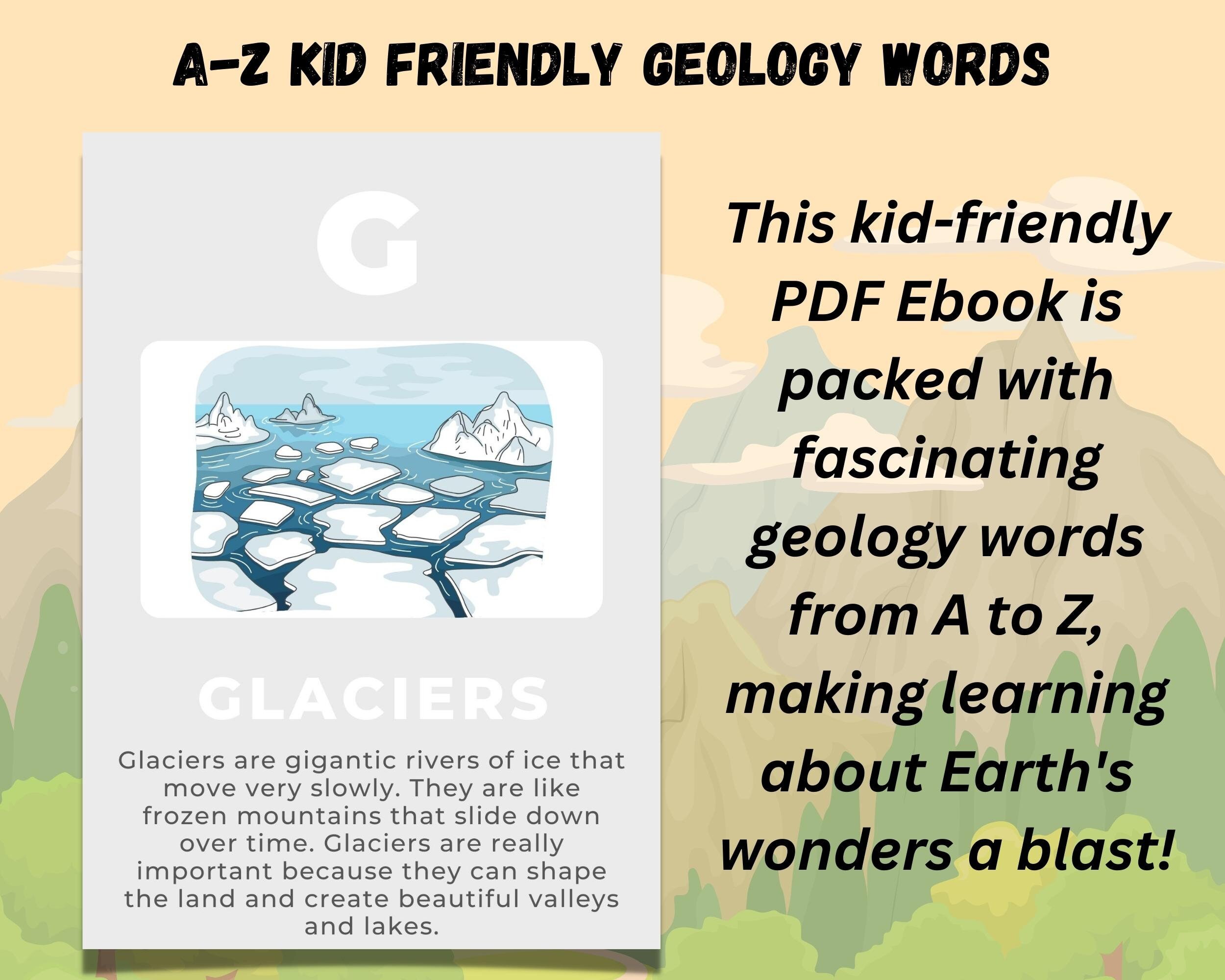 Geology Abc's Ebook: Earth Science for Kids (digital Download) - Etsy