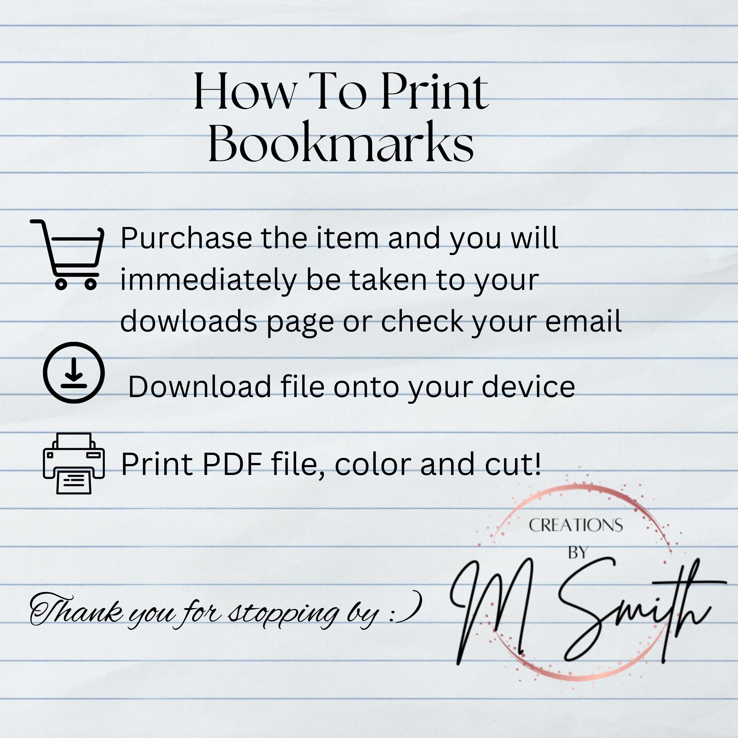 Back to School Coloring Bookmarks: Classroom Activity (digital Download ...