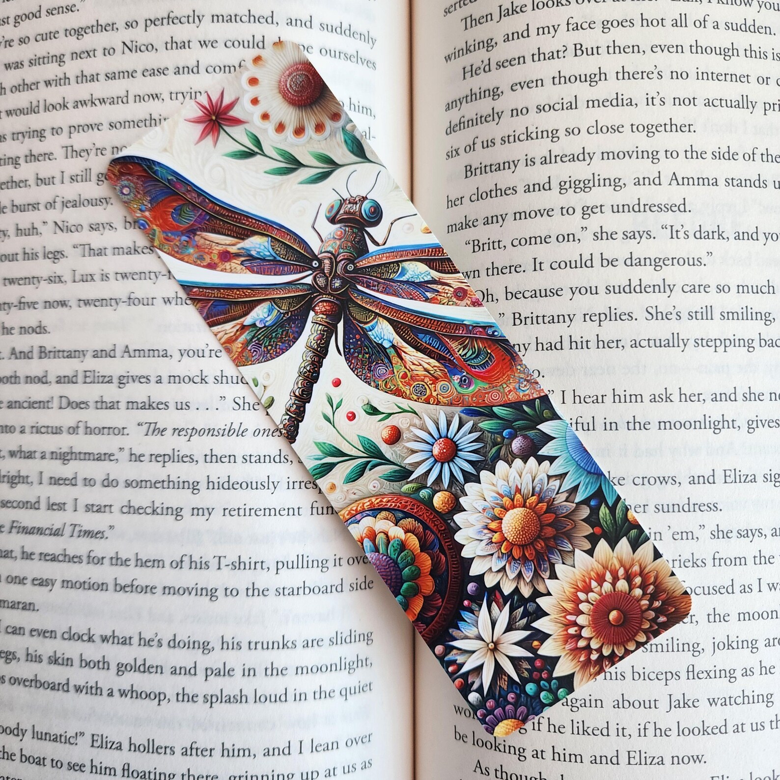 Dragonfly Bookmarks, Nature-inspired Bookmarks, Spiritual Bookmarks ...