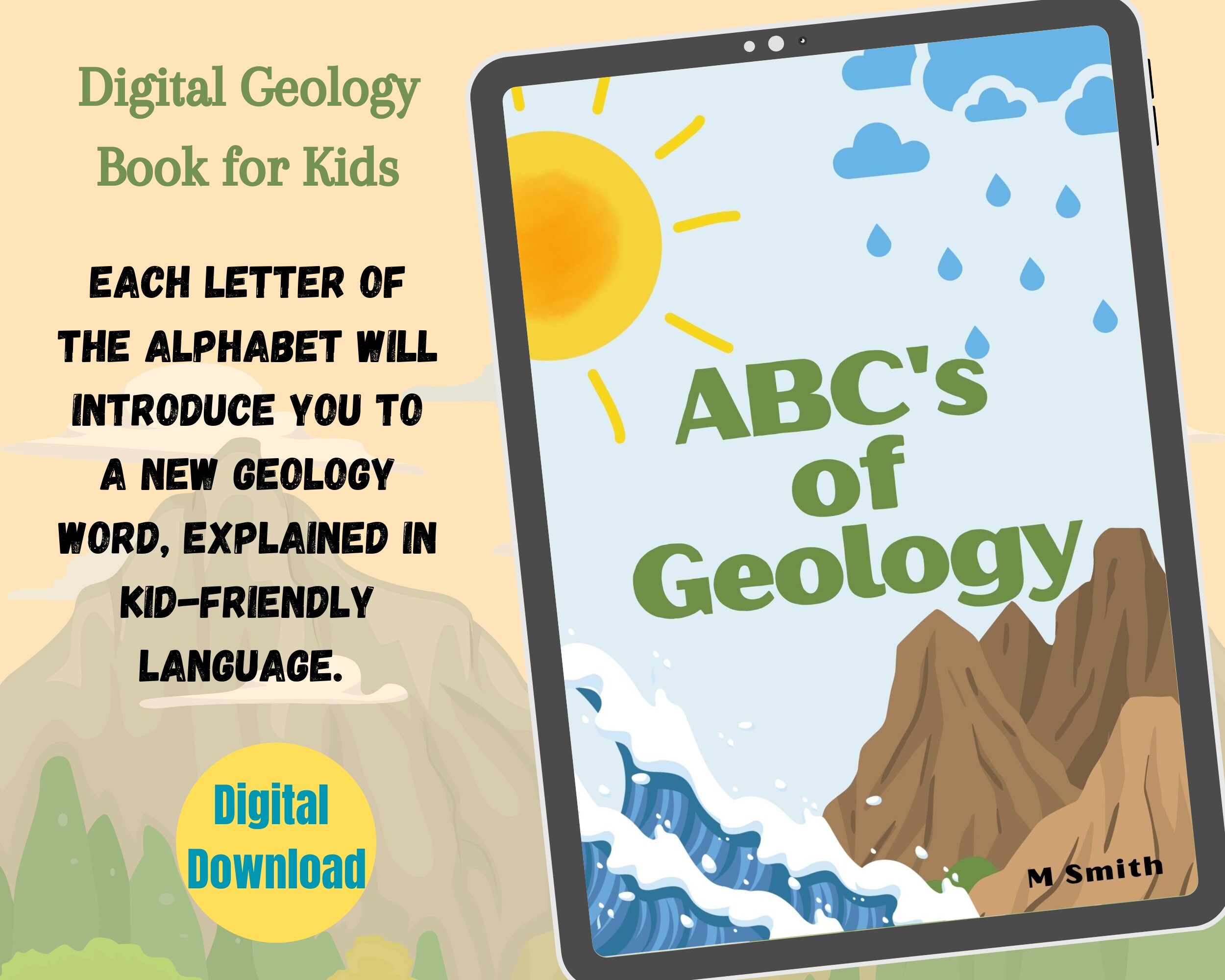 Geology Abc's Ebook: Earth Science for Kids (digital Download) - Etsy