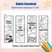 Printable Coloring Bookmarks: Reading Rewards for Kids (digital ...