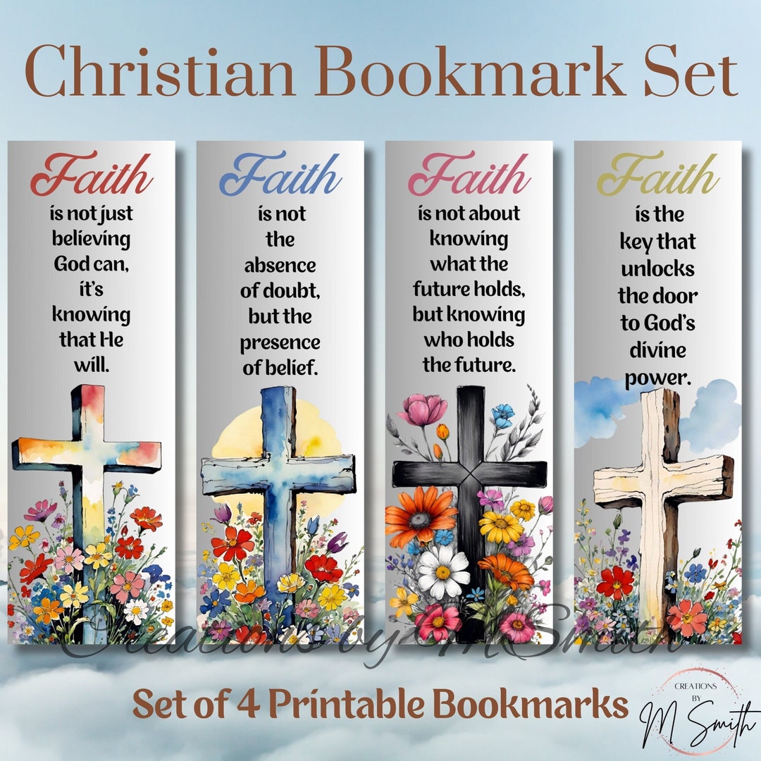 Printable Christian Inspirational Bookmarks, Religious Bookmarks ...