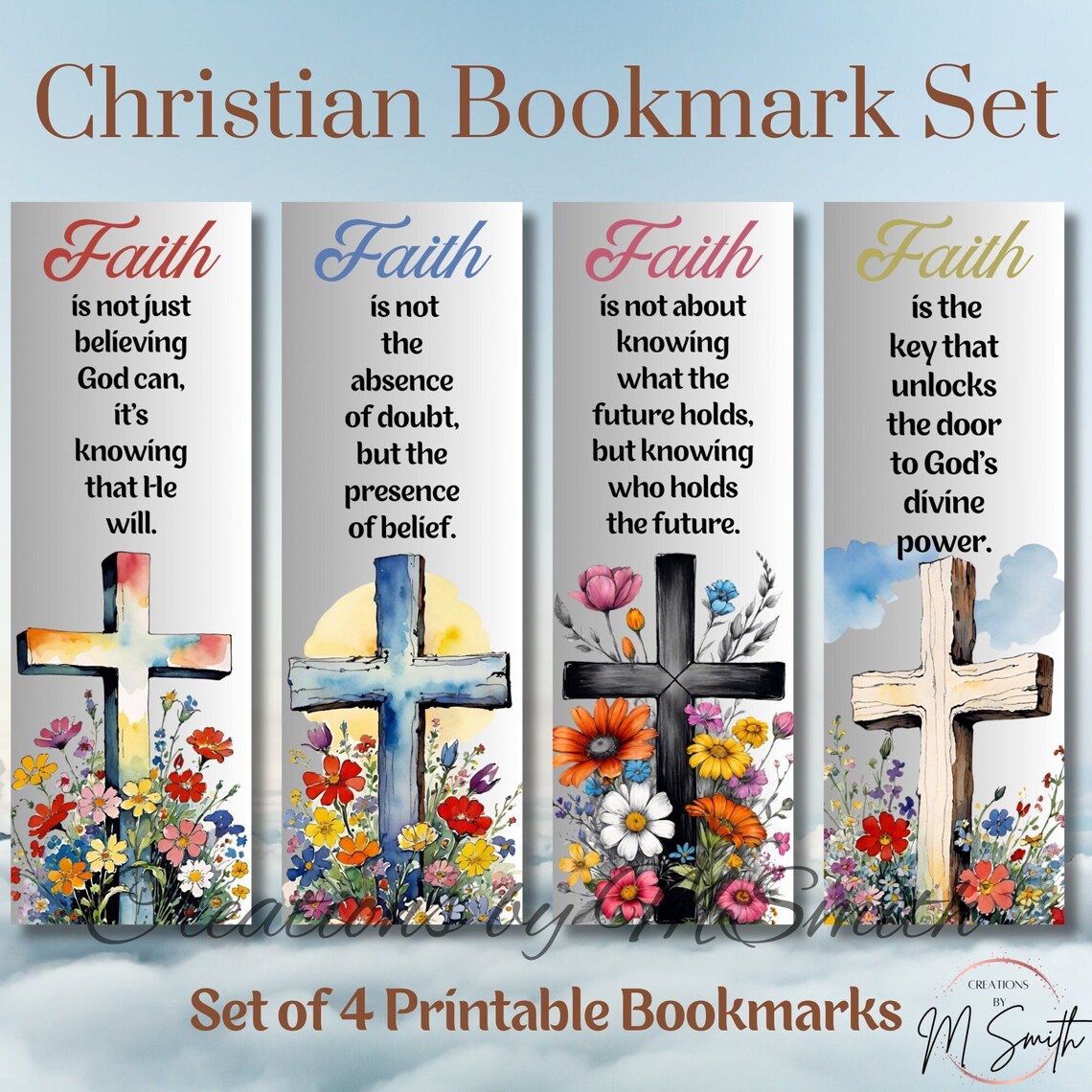 Printable Christian Inspirational Bookmarks, Religious Bookmarks ...