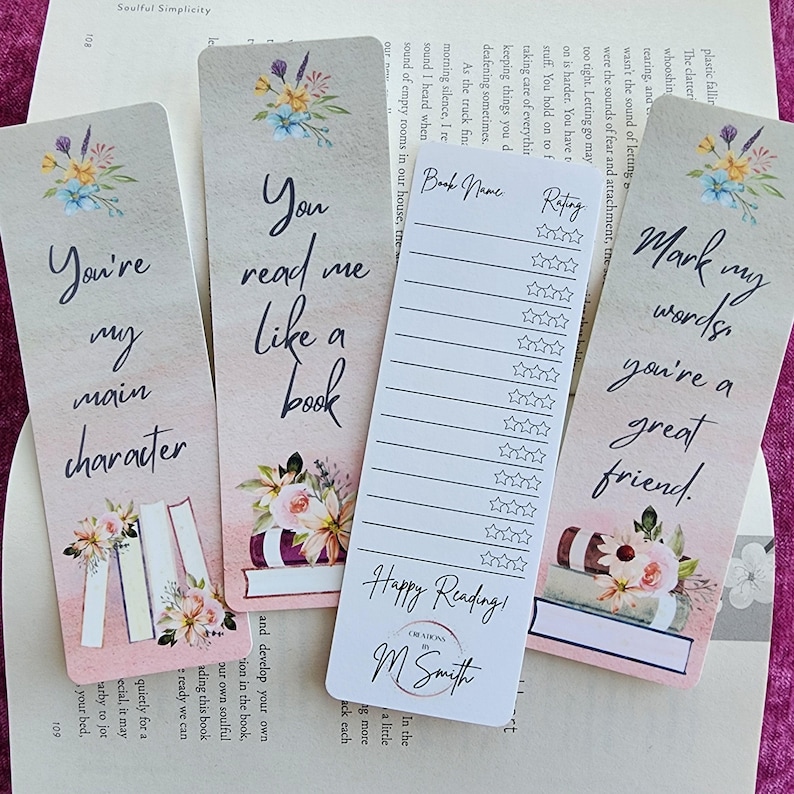 Friendship Bookmarks, Bookmarks for Women, Book Club Gifts, Bookmarks ...