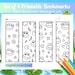 Cute Frog Coloring Bookmarks, Frog Themed Bookmarks, Printable Frog ...