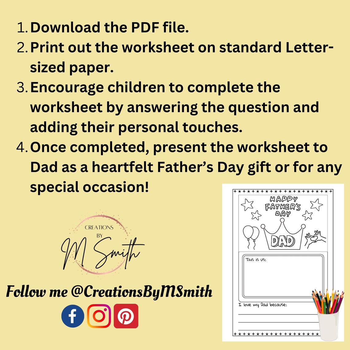 Father's Day Printables, Fathers Day Coloring Page, Father's Day Kids ...