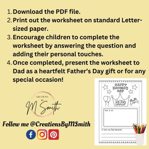 Father's Day Printables, Fathers Day Coloring Page, Father's Day Kids ...