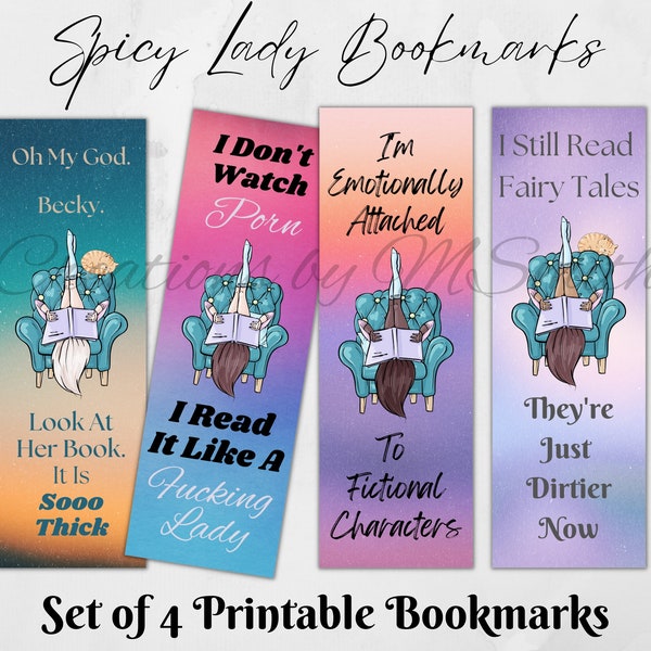 Spicy Bookmarks for Women - Etsy