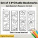 Bugs and Insects Coloring Bookmarks for Kids, Reading Rewards, Bugs and ...