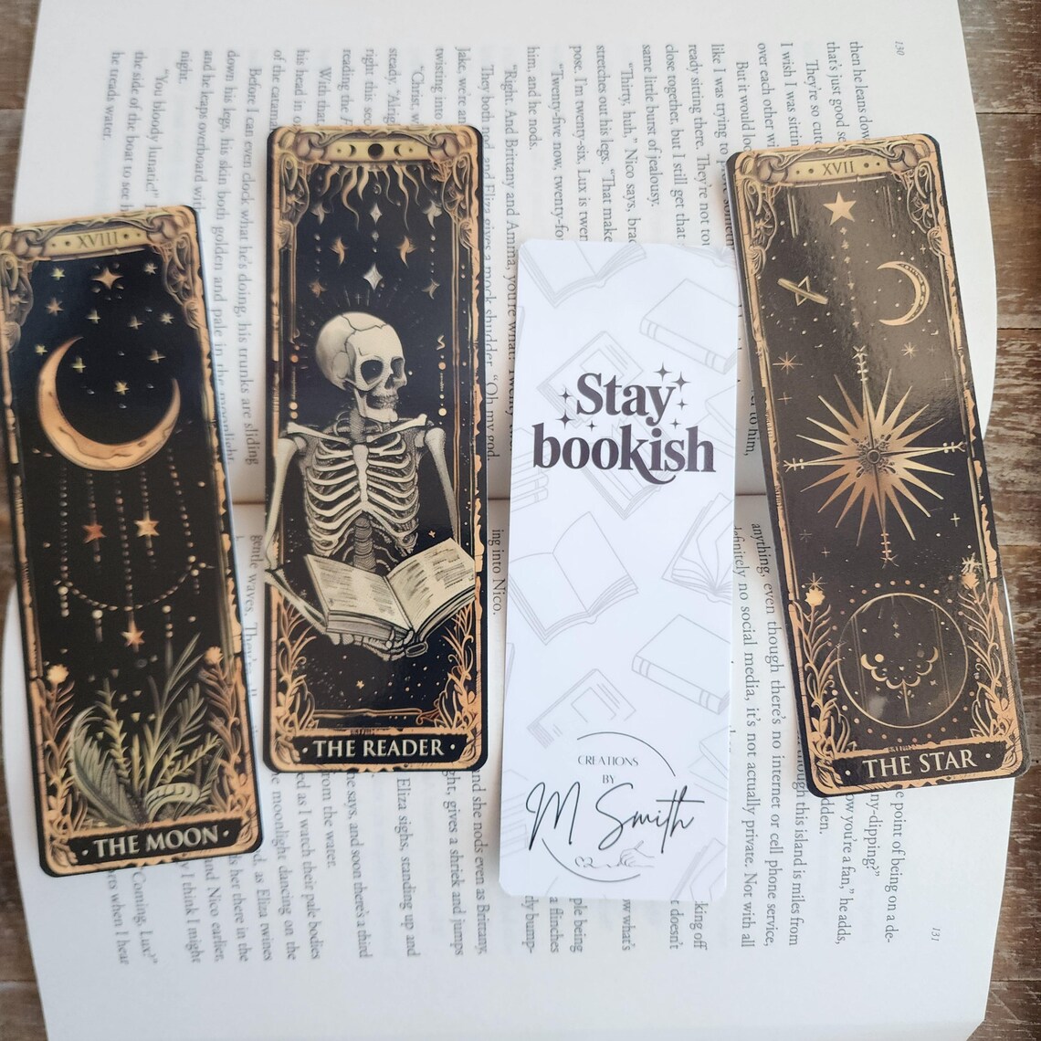 Tarot Bookmarks, Spiritual Bookmarks Set, Mystical Bookmarks, Astrology ...