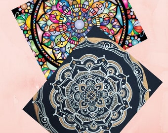 Mandala Decoupage Paper - Etsy