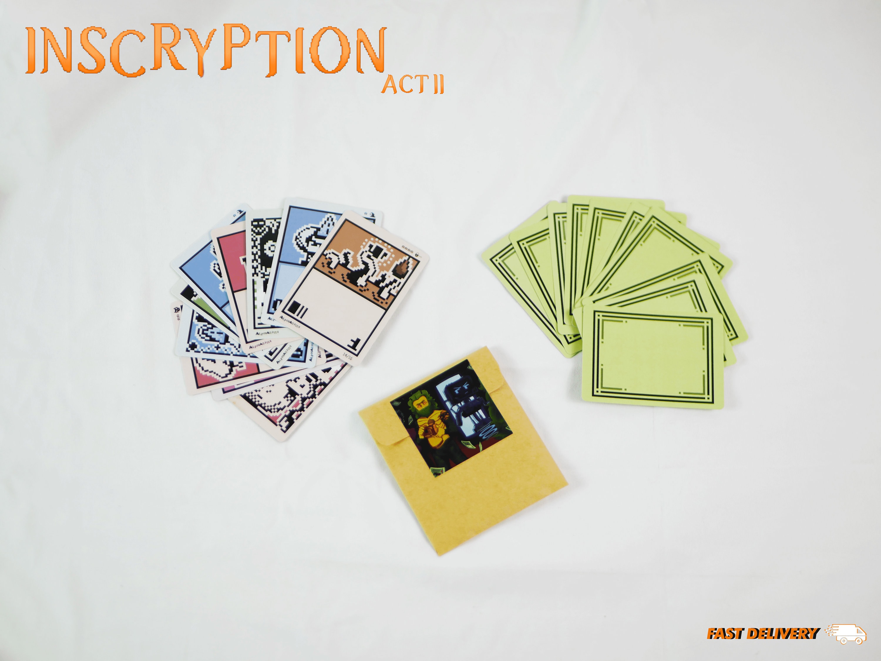 Inscryption Act 2 Golden Booster : 12 Chromatic Cards With 5 - Etsy