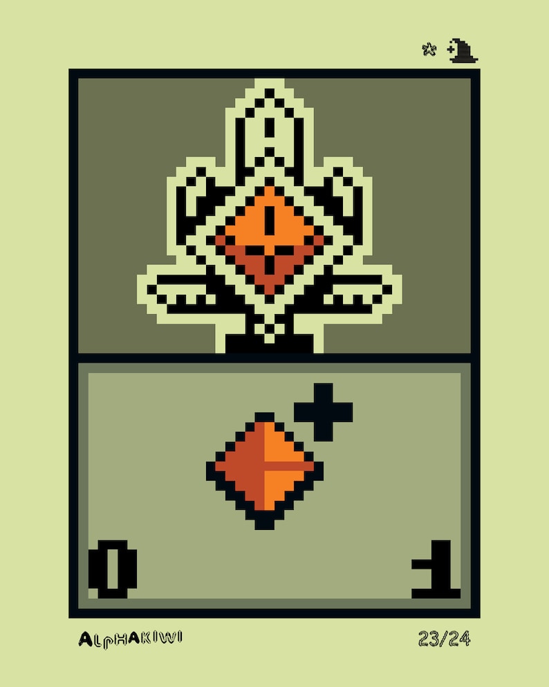 1 Ruby Mox Card Inscryption Act 2 - Etsy