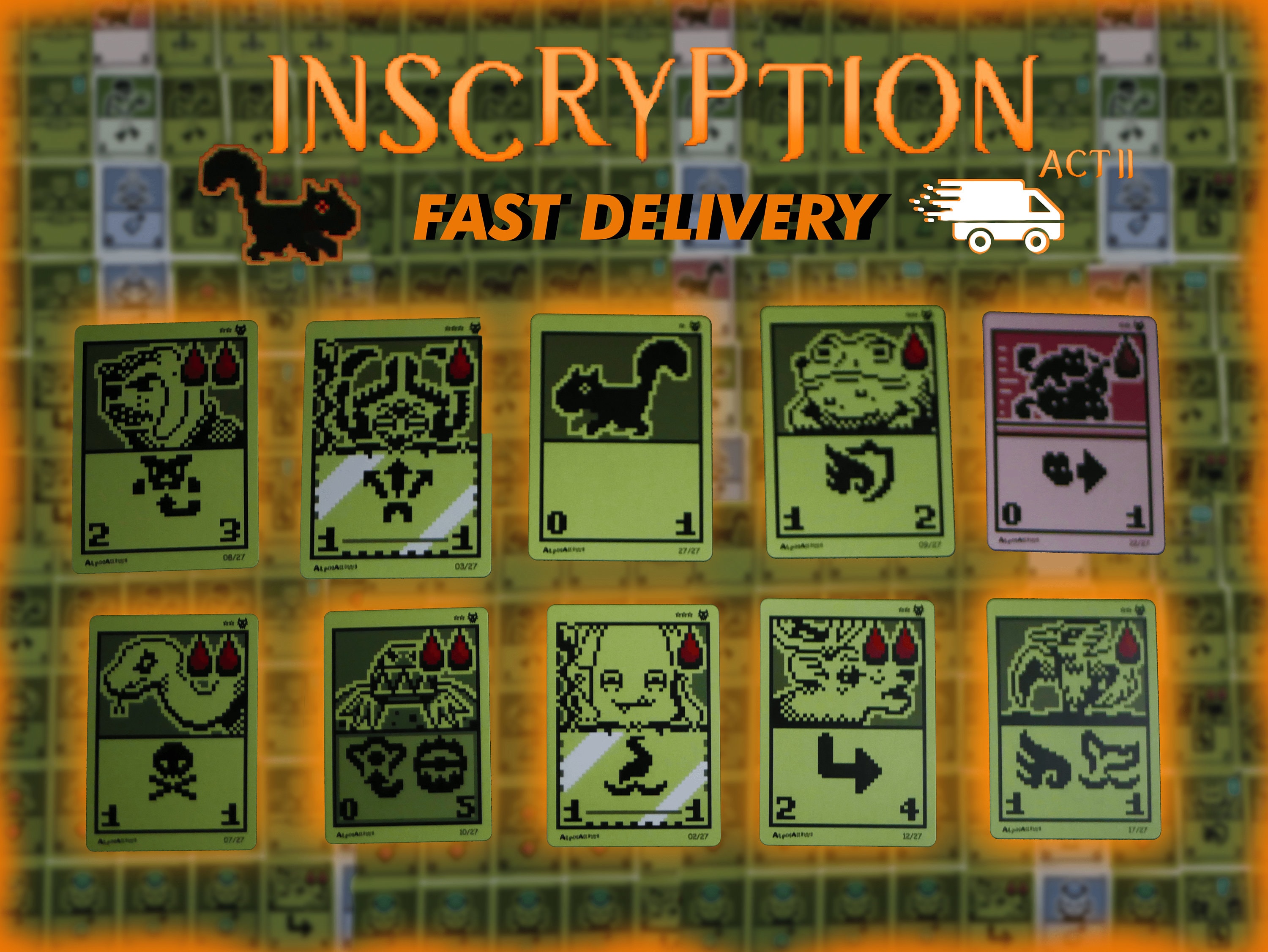 Inscryption Act 2 Beasts Booster 10 Cards - Etsy