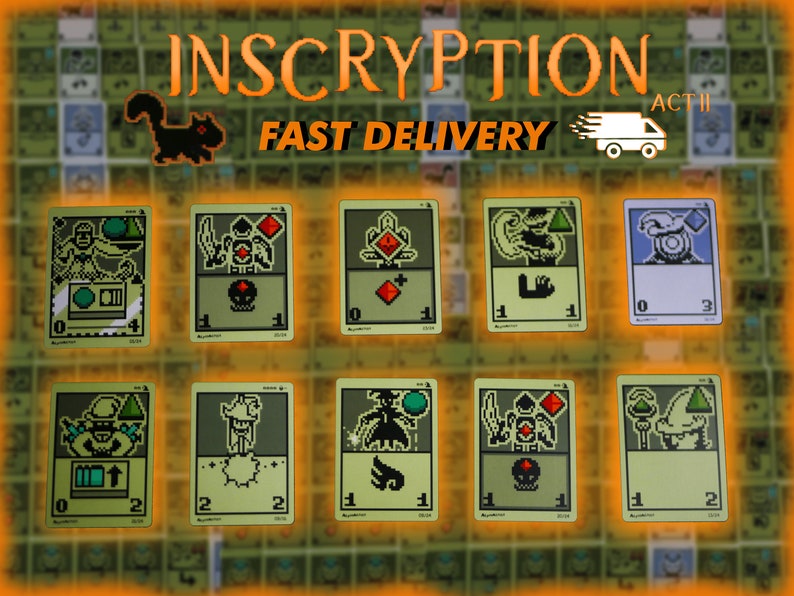 Inscryption Act 2 Magicks Booster 10 Cards - Etsy