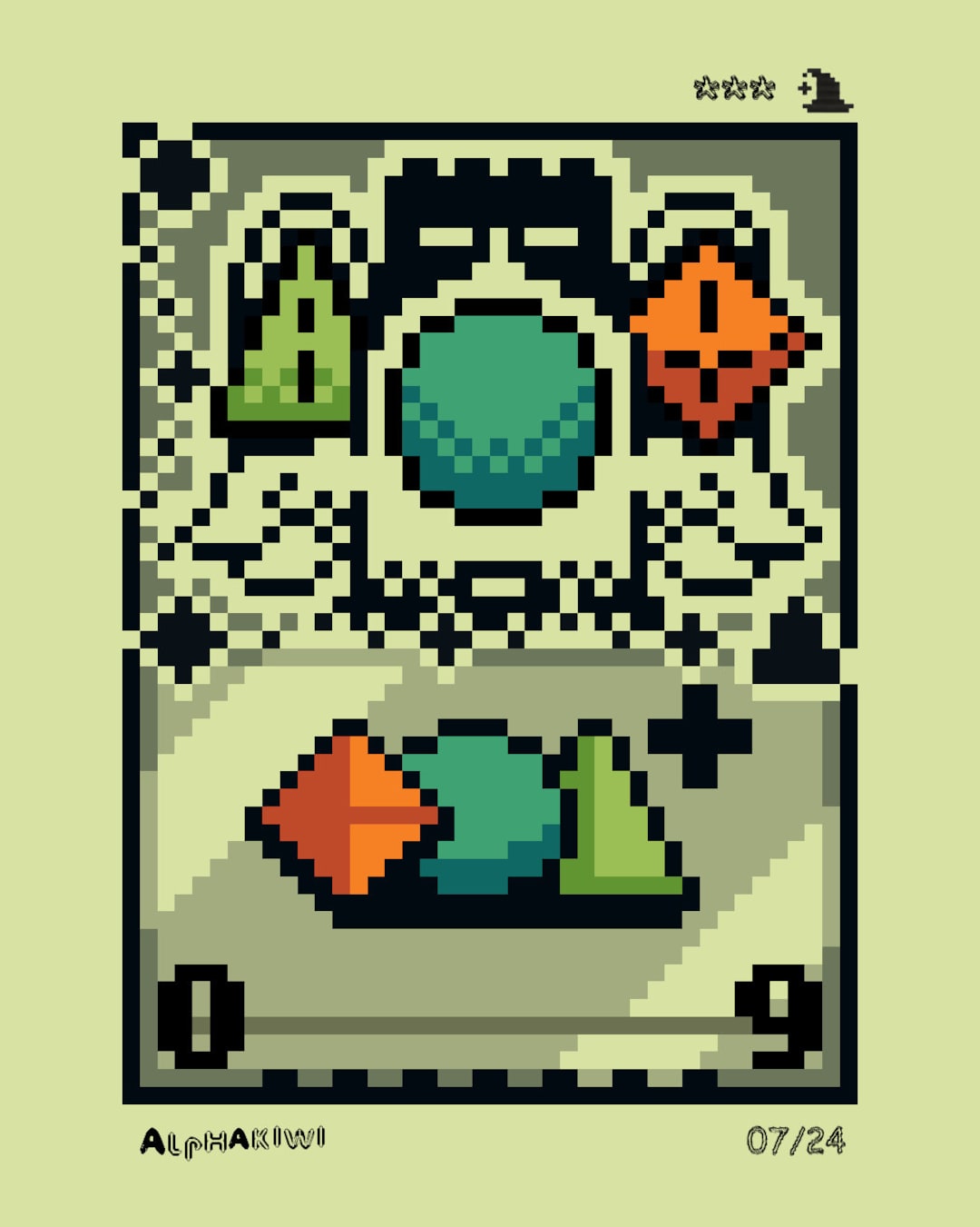 Inscryption Act 2 - 1 Mox Triple - Etsy