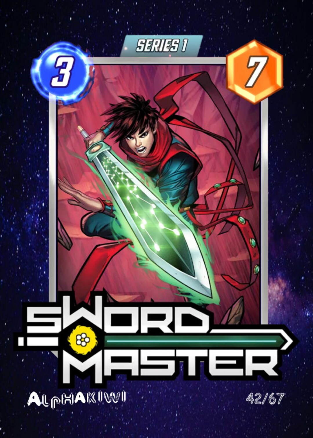 Marvel Snap Cards Physics Sword Master Video Game - Etsy
