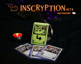 100 Inscryption Cards Act 2 100 Sleeves 1 Mycologist Card in Toploader ...