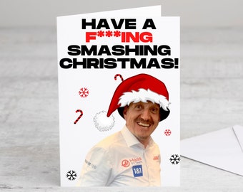 F1 Christmas Card - Etsy
