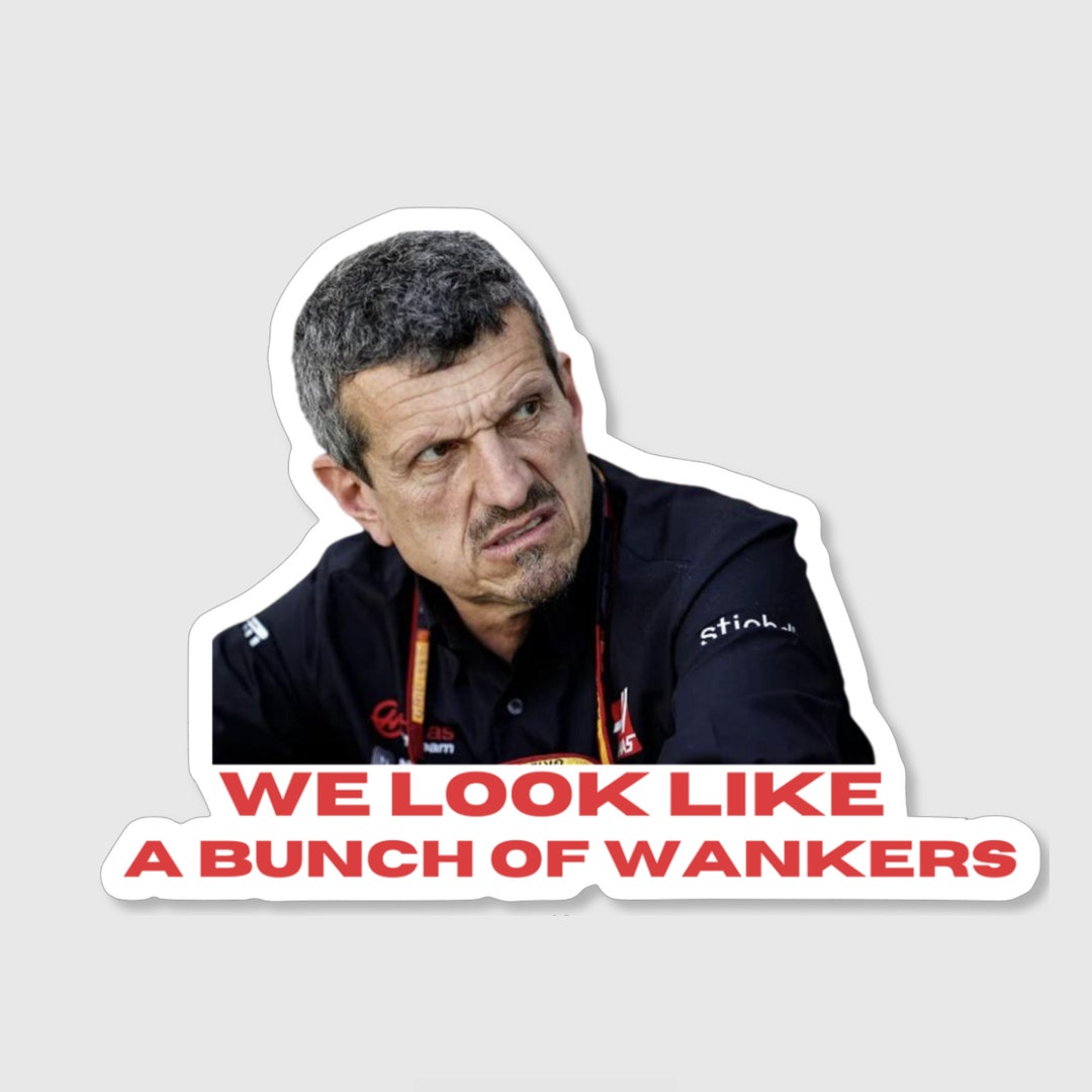Guenther Steiner HAAS F1 Sticker Meme Sticker Laptop Sticker - Etsy