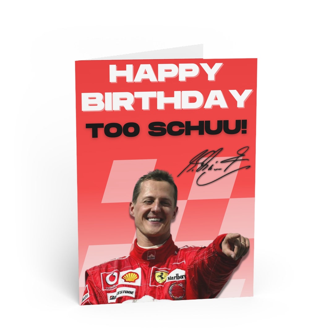 Michael Schumacher Funny F1 Formula One Ferrari F1 - Etsy