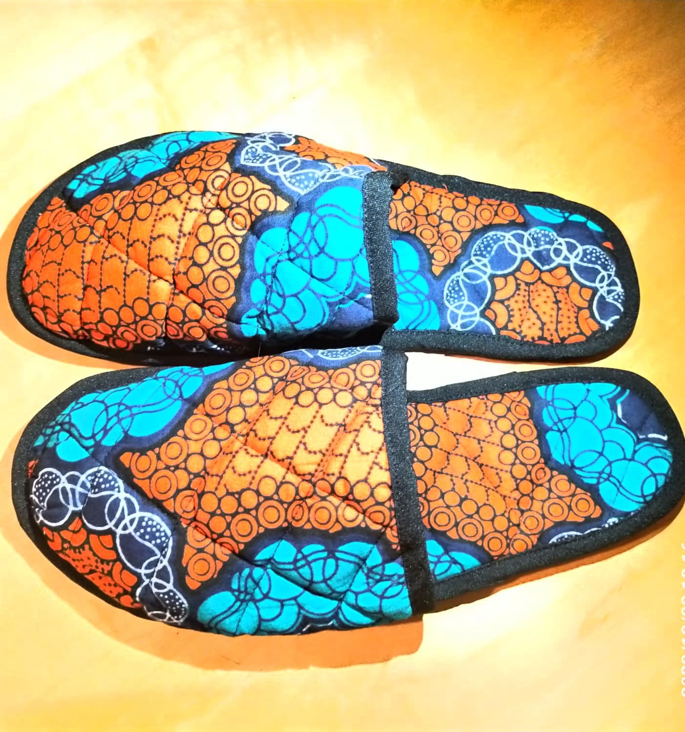African Print Slippers, Ankara Slippers, Cosy Home Slippers - Etsy