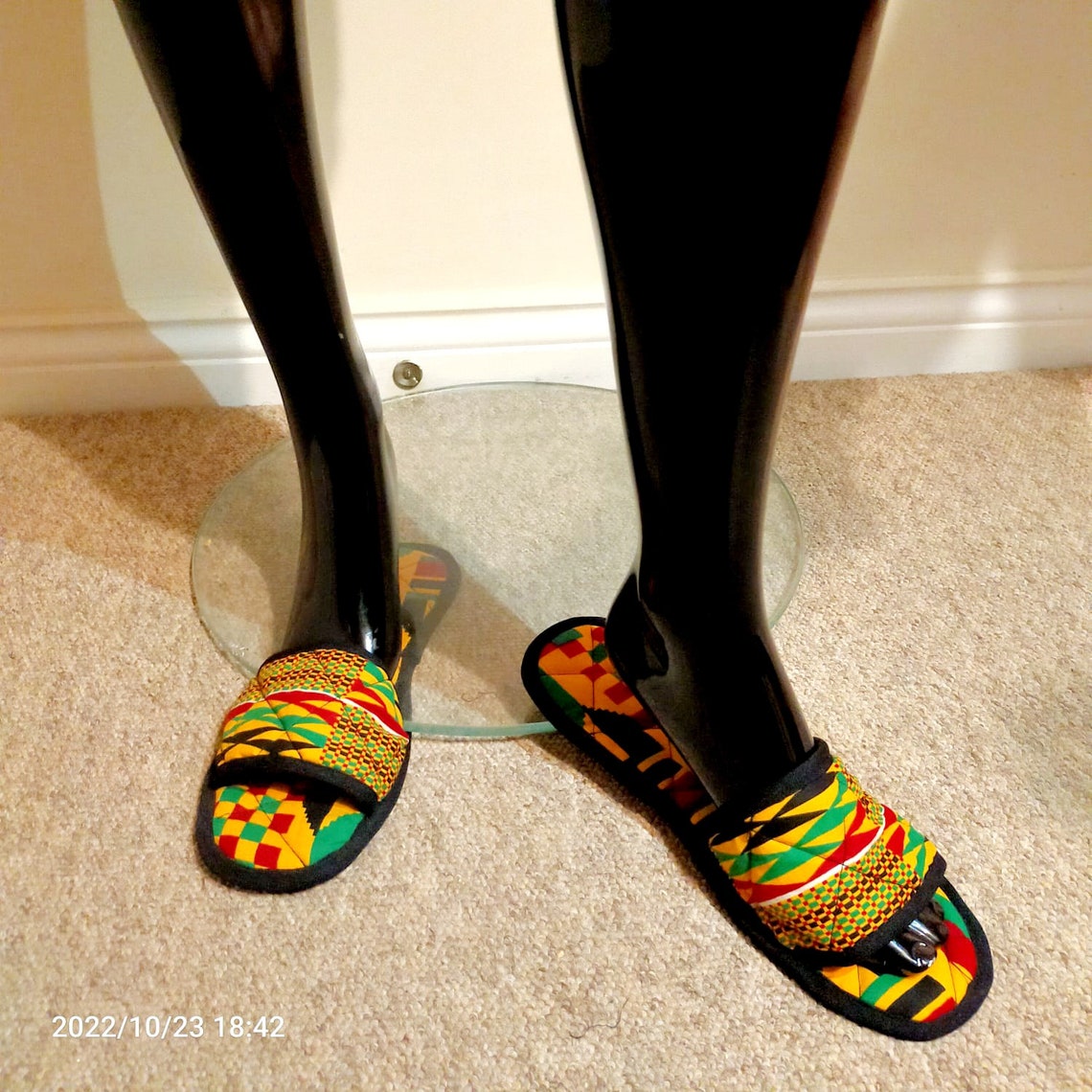 African Print Slippers, Ankara Slippers, Cosy Home Slippers - Etsy