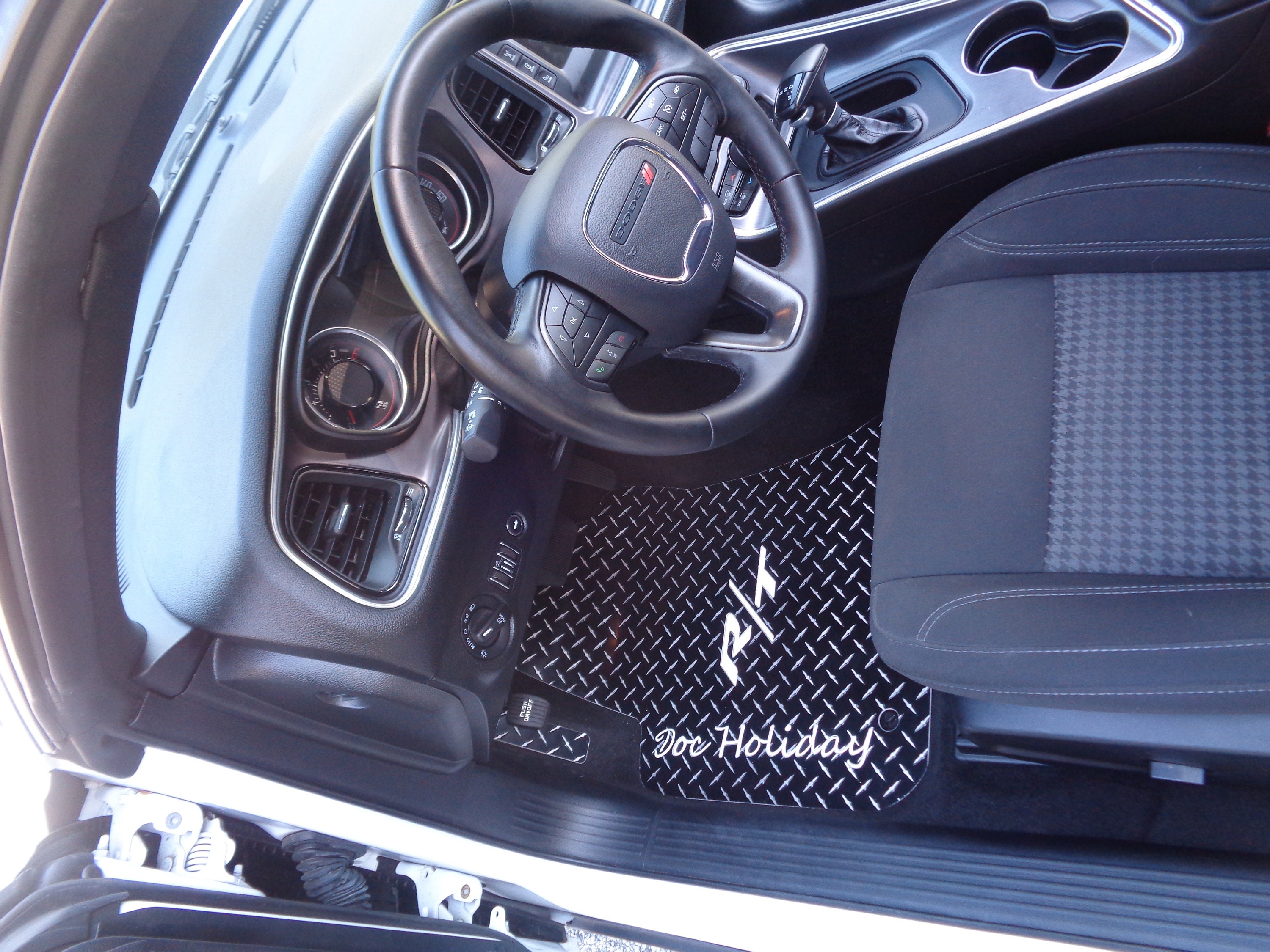 Metal Floor Mats Made to Order Shaped From Solid Aluminum Diamond Tread ...