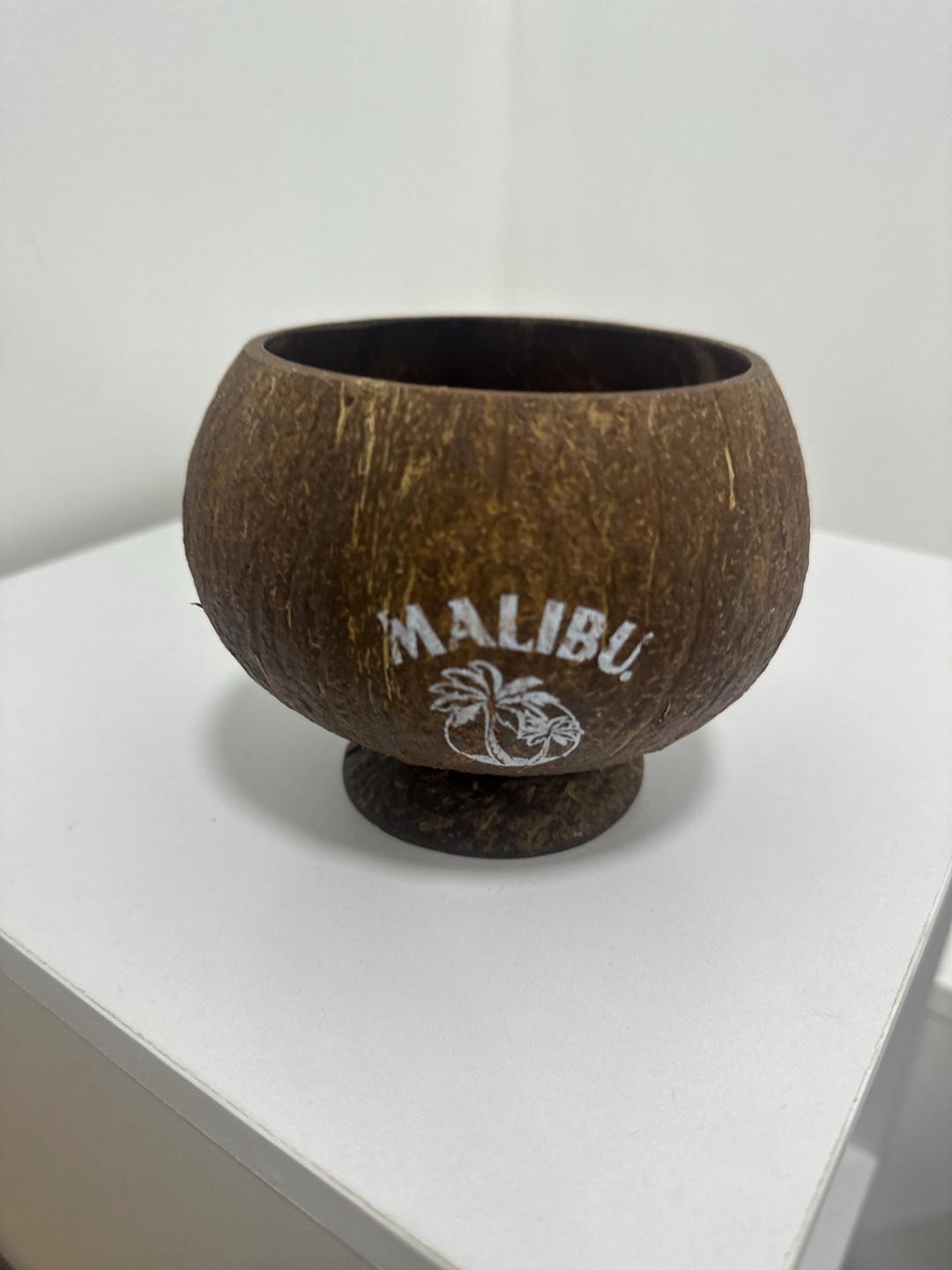 Coconut Glass, Beach Cocktail Glass, Malibu Beach Glass, Malibu Beach ...