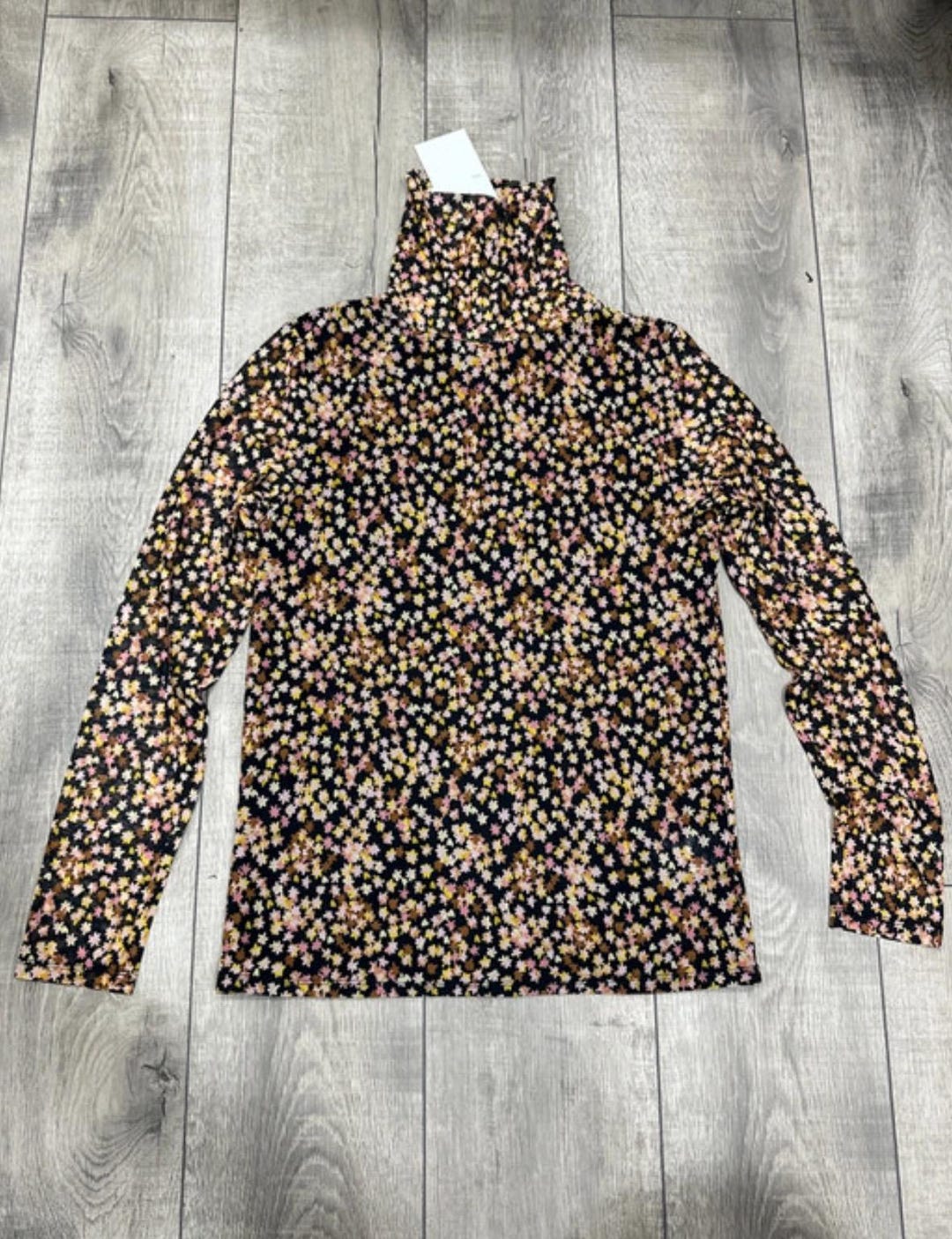 Fabienne Chapot Long Sleeve Turtleneck Top Size M - Etsy