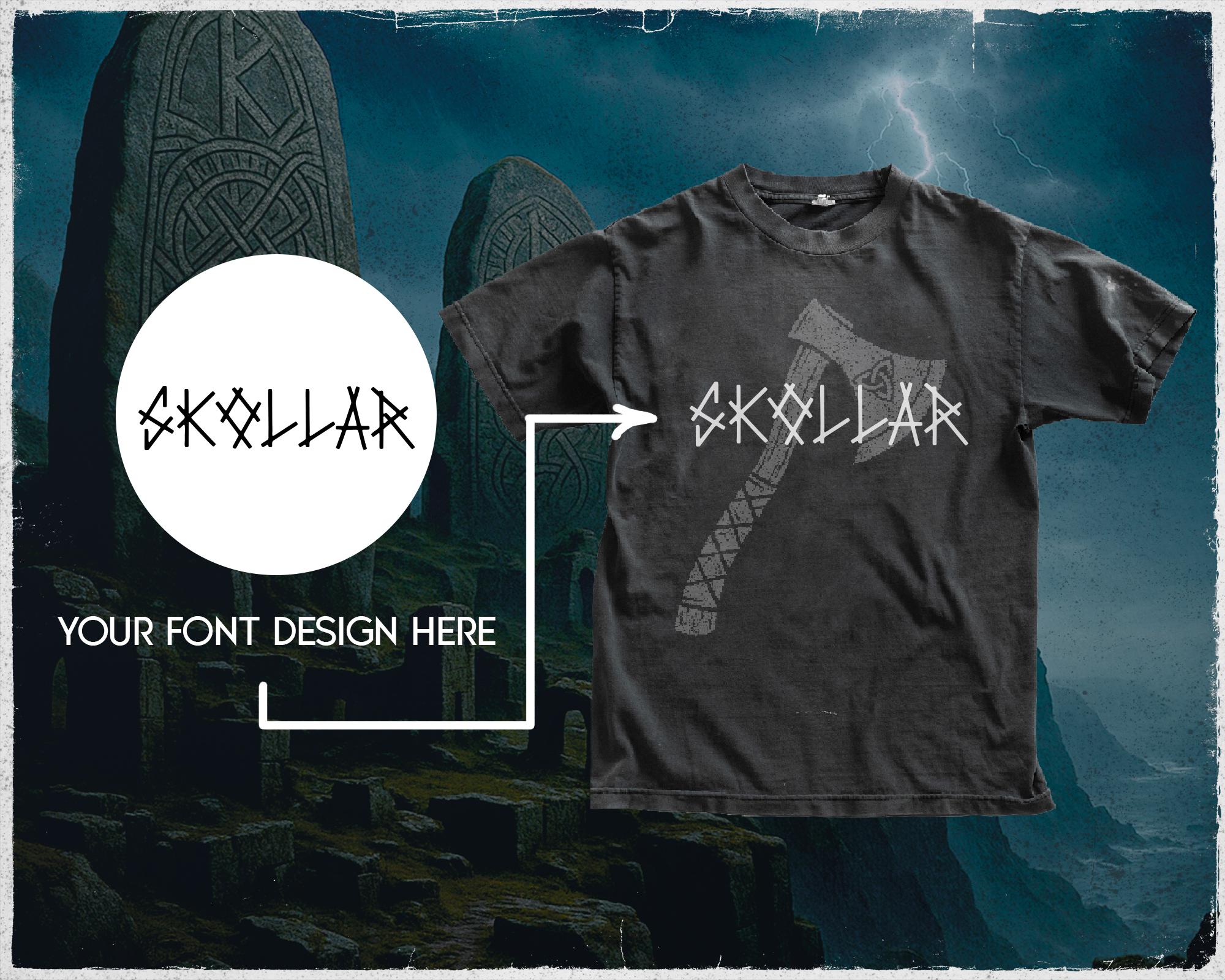 Viking Fonts Bundle – 15 Norse Fonts | Runic, Nordic, Celtic, Warrior ...
