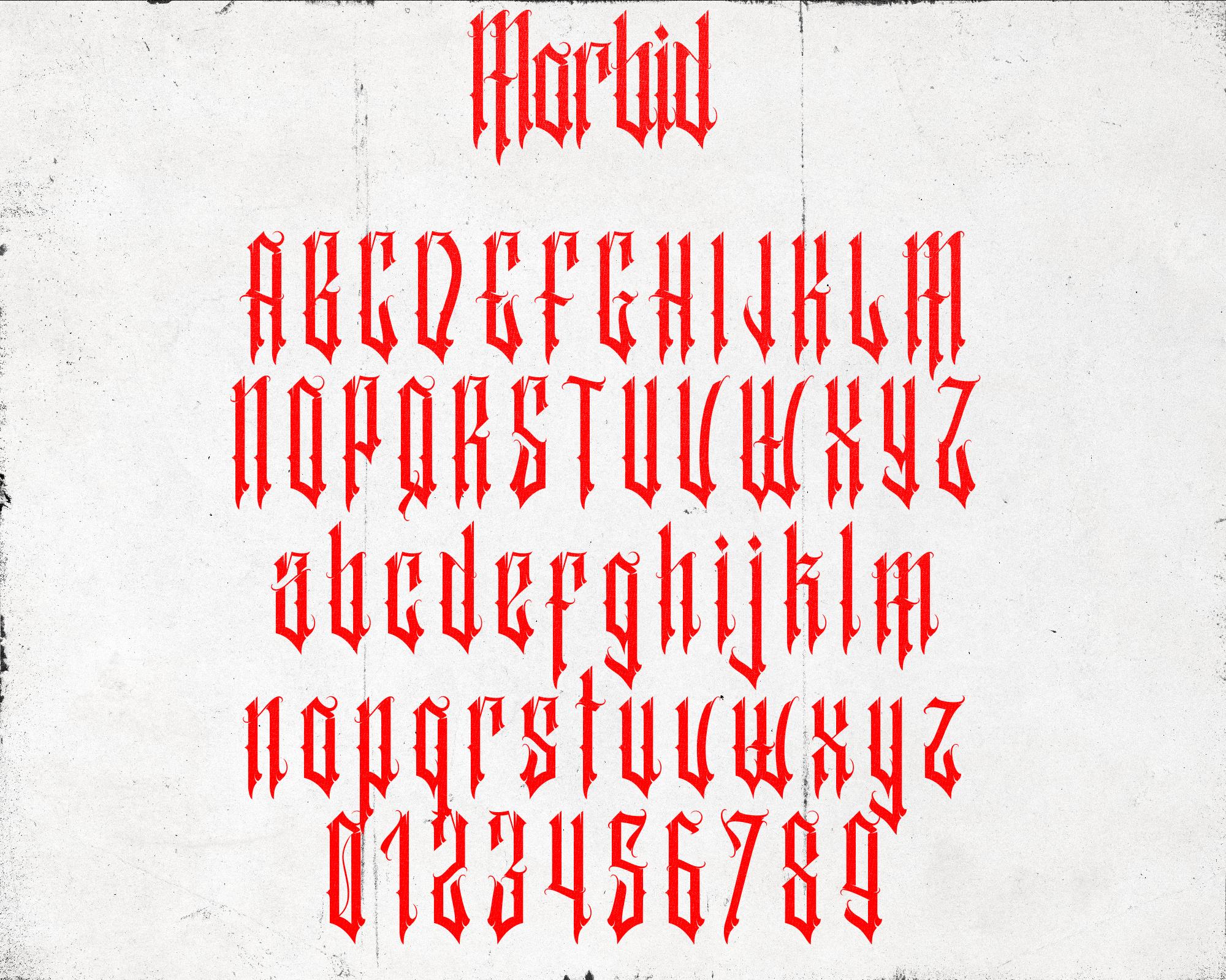15 Gothic Blackletter Fonts Bundle – Old English, Tattoo, Medieval ...