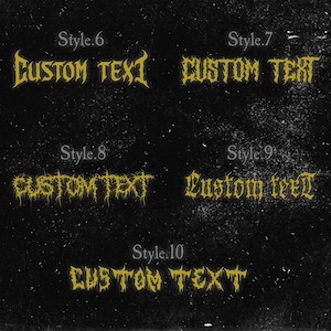 Custom Death Metal Logo - Extreme Metal Band Logo, Black Metal, Heavy ...