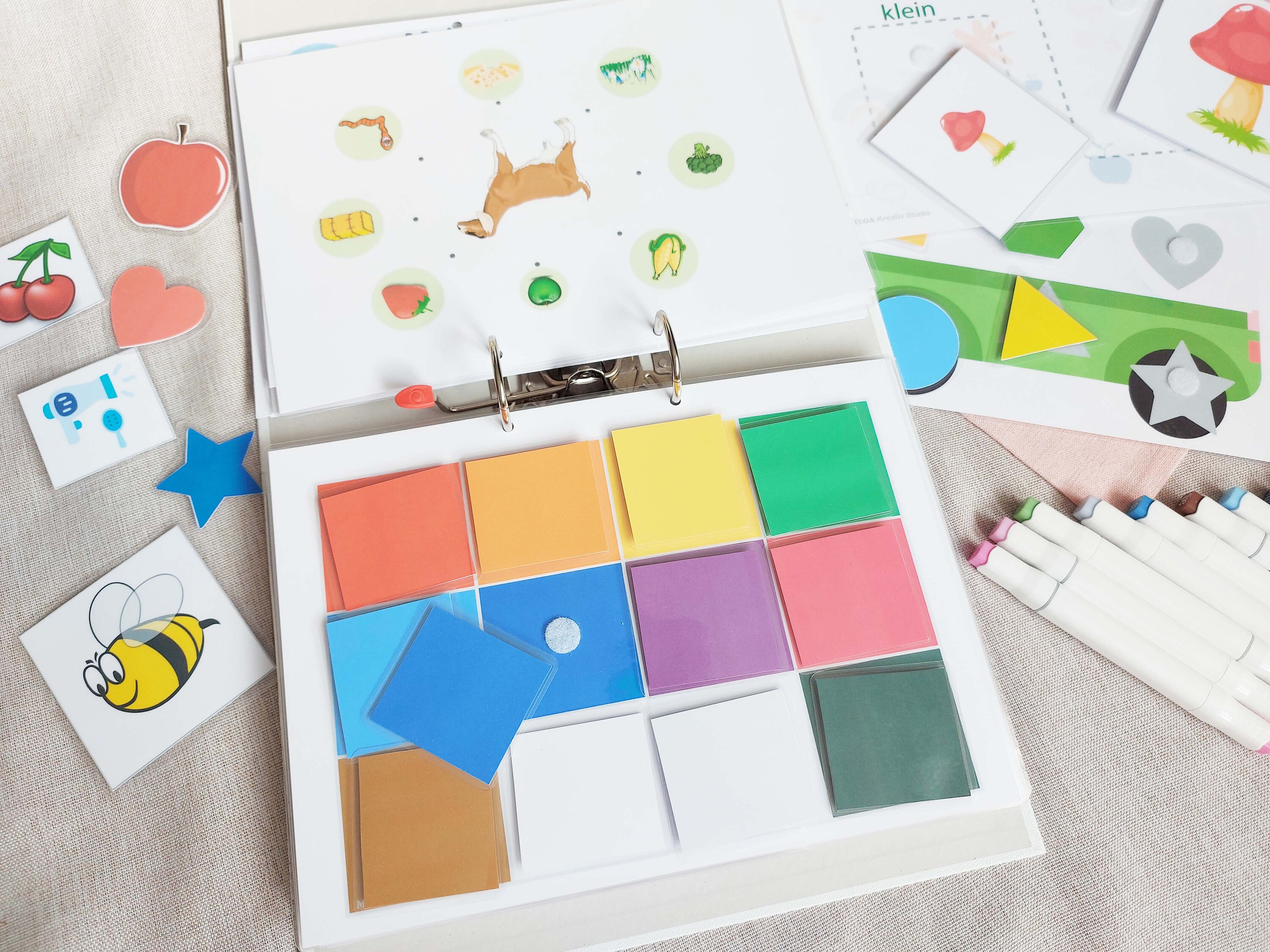 Learning Block German Busybook Preschool Worksheets - Etsy