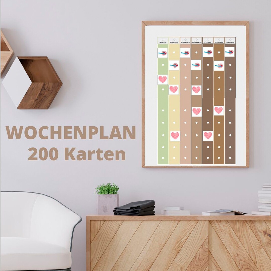 Kinder Wochenplan , Wochenplan Für Kinder PDF, Tagesplan, Routineplan ...