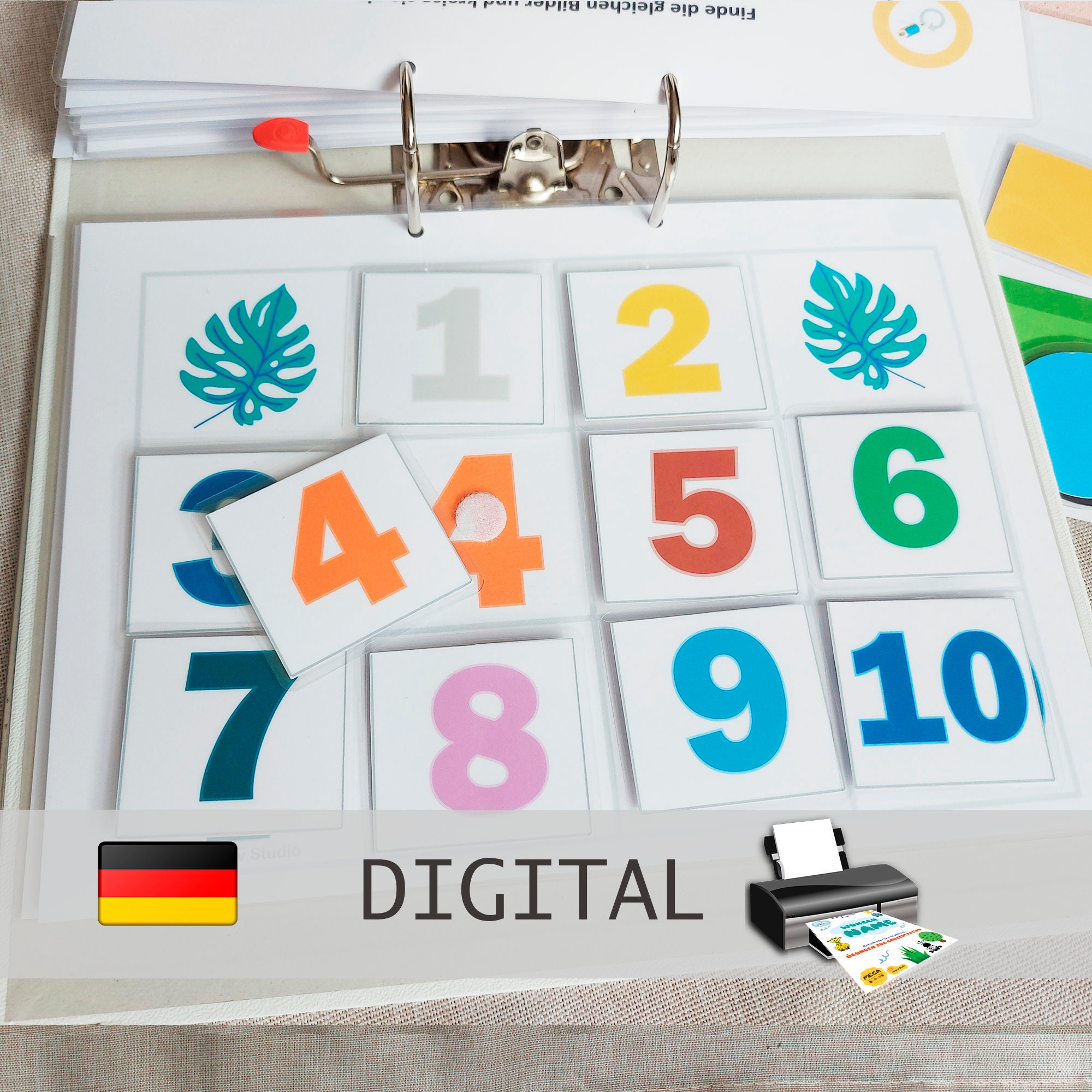 Learning Block German Busybook Preschool Worksheets - Etsy