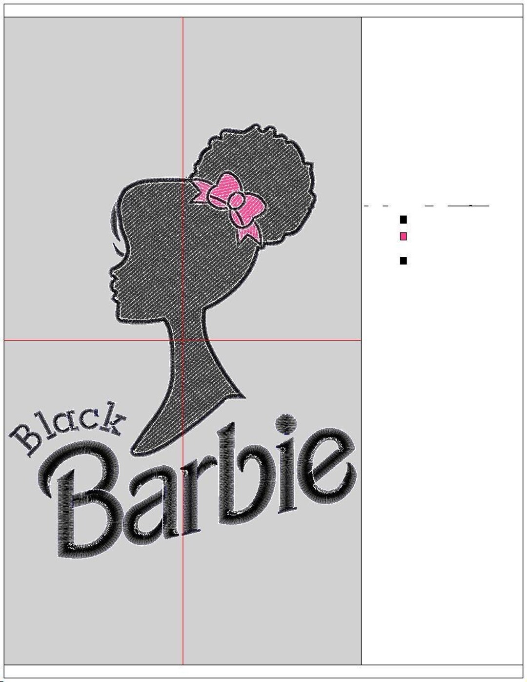 Black Barb Doll DST - Etsy