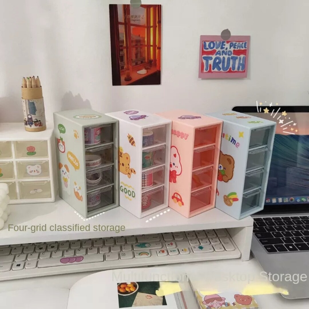 Desktop Storage Organiser 4 Colours - Etsy