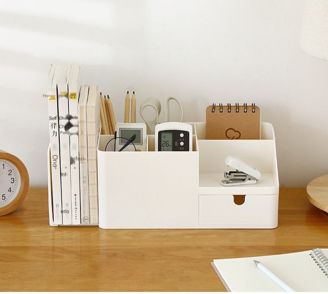 Desk Organiser 2 Colours Sleek Design Multipurpose - Etsy UK