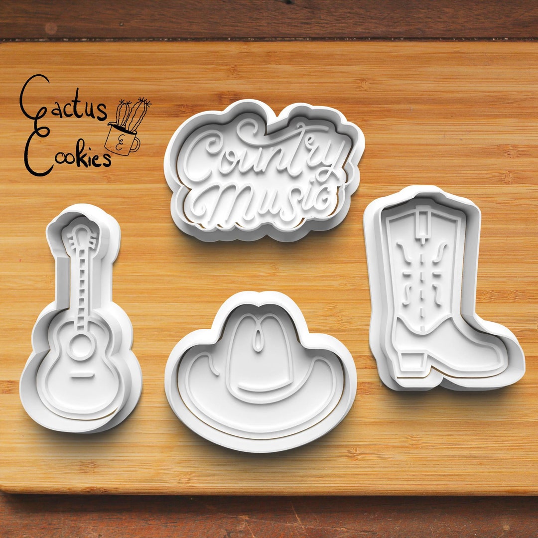Digital STL File Download for Country Music Cookie Cutter - Etsy